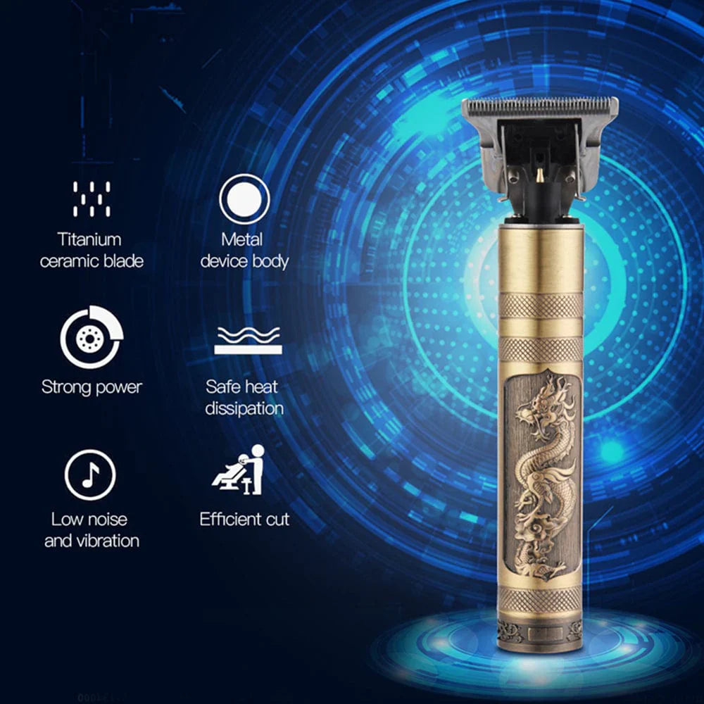 Buddha Metal Trimmer for Men – Rechargeable Beard & Hair Grooming Kit ...